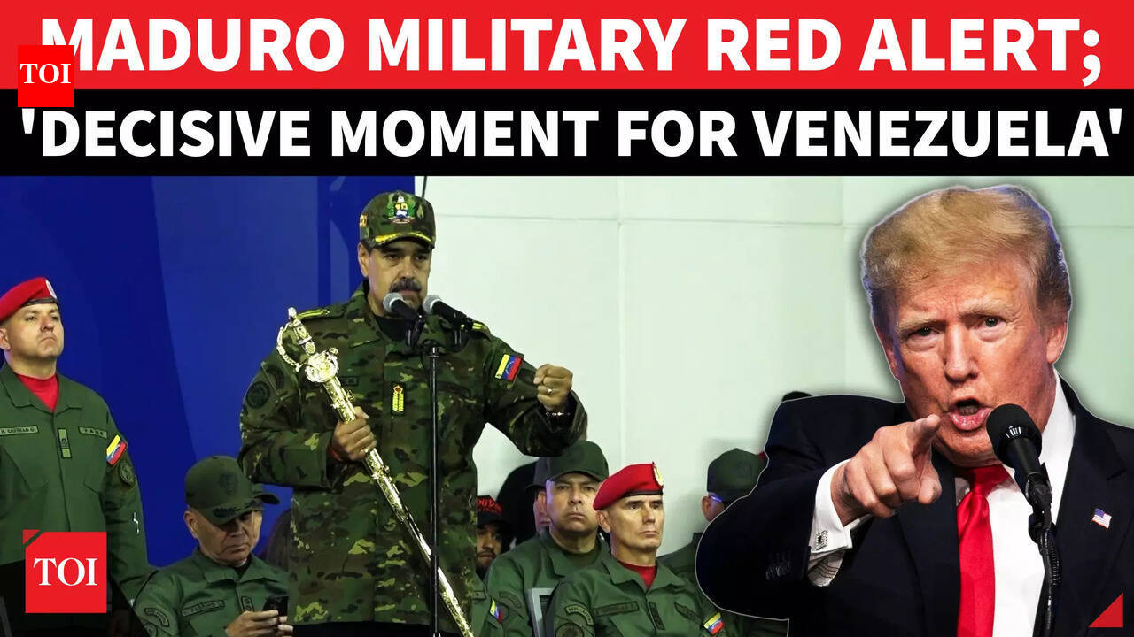'Decisive Moment': Maduro Battle Cry As US Intensifies Venezuela ...