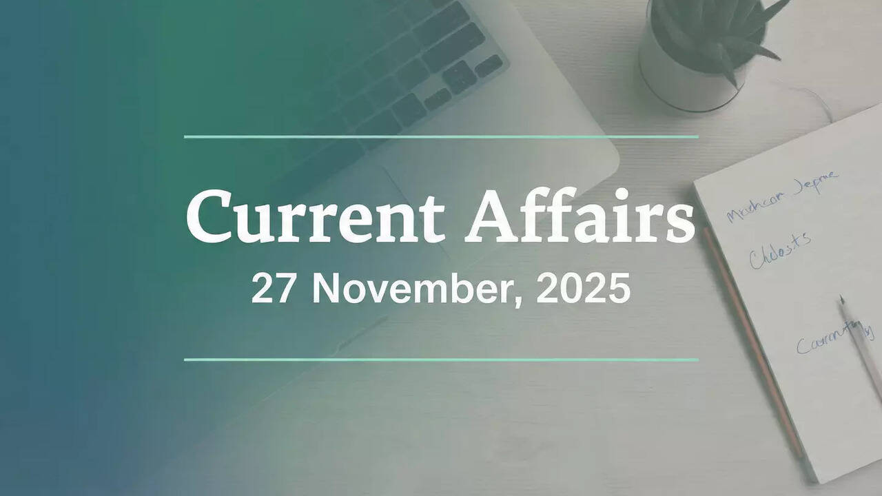 GK Quiz Today 27 November 2025 Latest Current Affairs Questions and Answers
