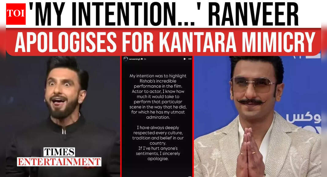 Ranveer Singh Apologises For 'Kantara' Mimicry After Backlash!
