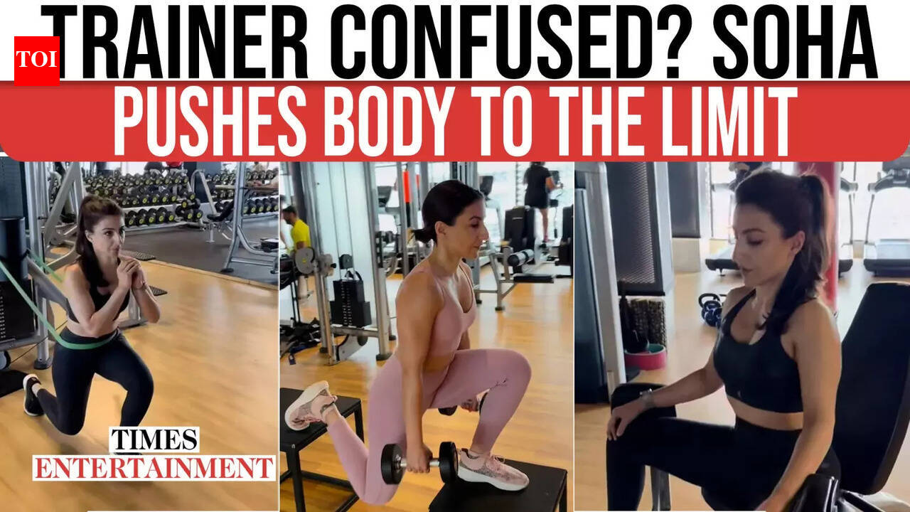 Instagram Explosion: Soha Ali Khan Goes Full Combat Mode In Gym Video