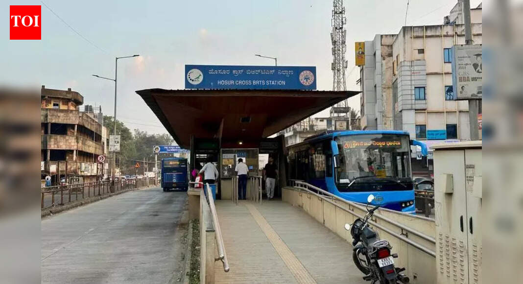 Hosur cross BRTS bus shelter to be dismantled for flyover work ...