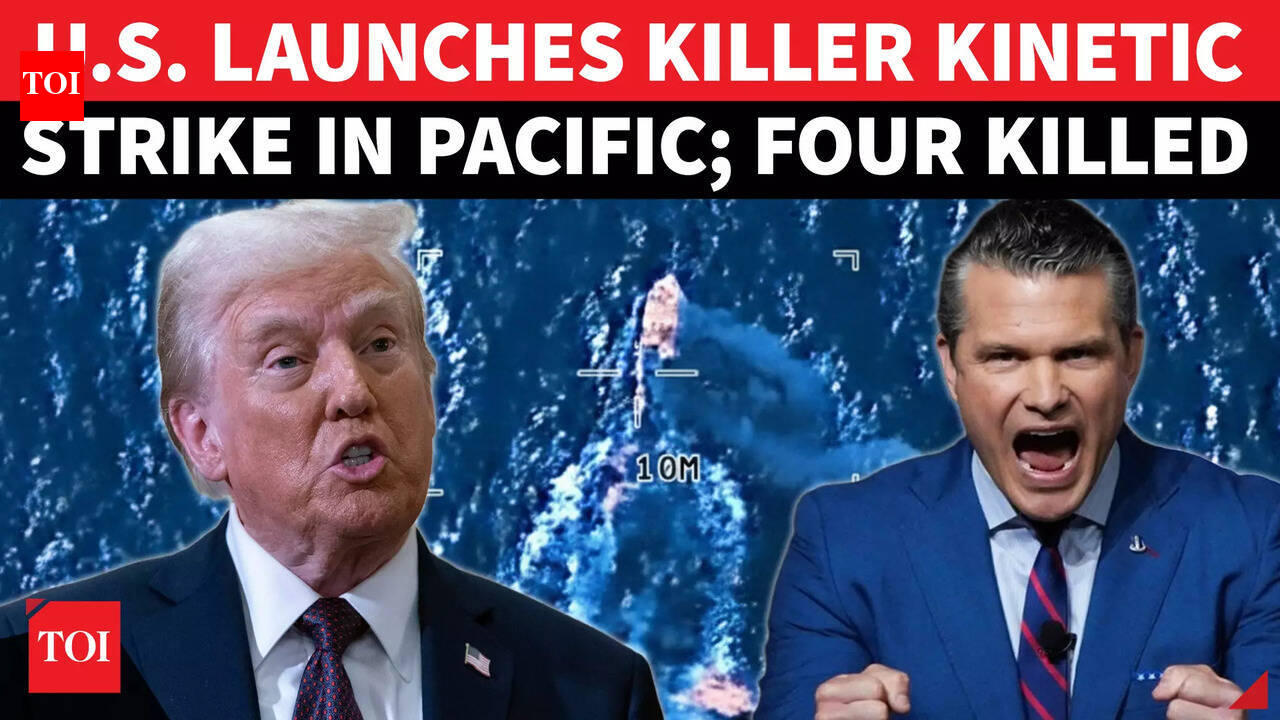 US Lethal Kinetic Strike On Drug Vessel Kills Four As Congress Probes ...