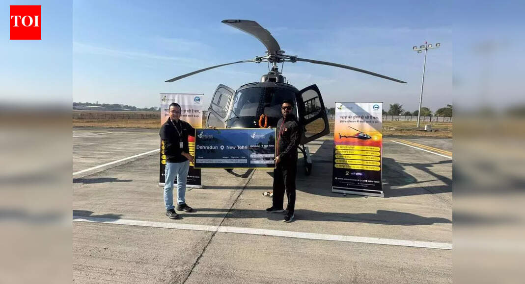 Heli-services begin on Dehradun-Gauchar route | Dehradun News - The ...