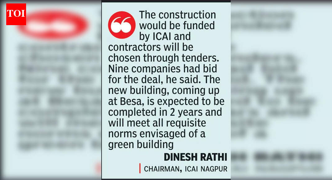 ICAI’s new Nagpur branch building to be built for 34cr | Nagpur News ...