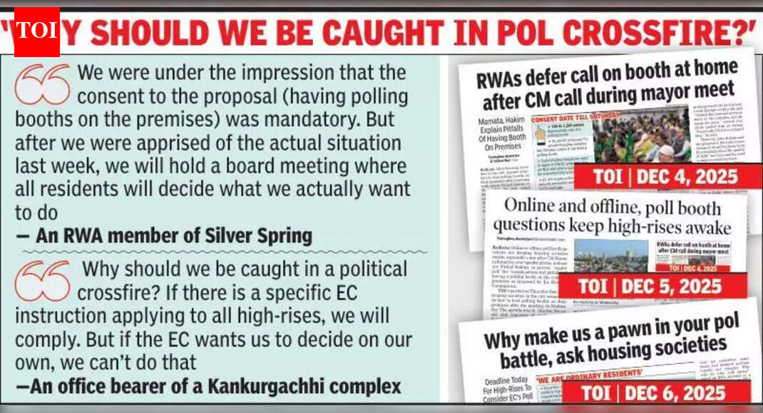 2 Kol South high-rises’ names sent for poll booth but RWAs still ...