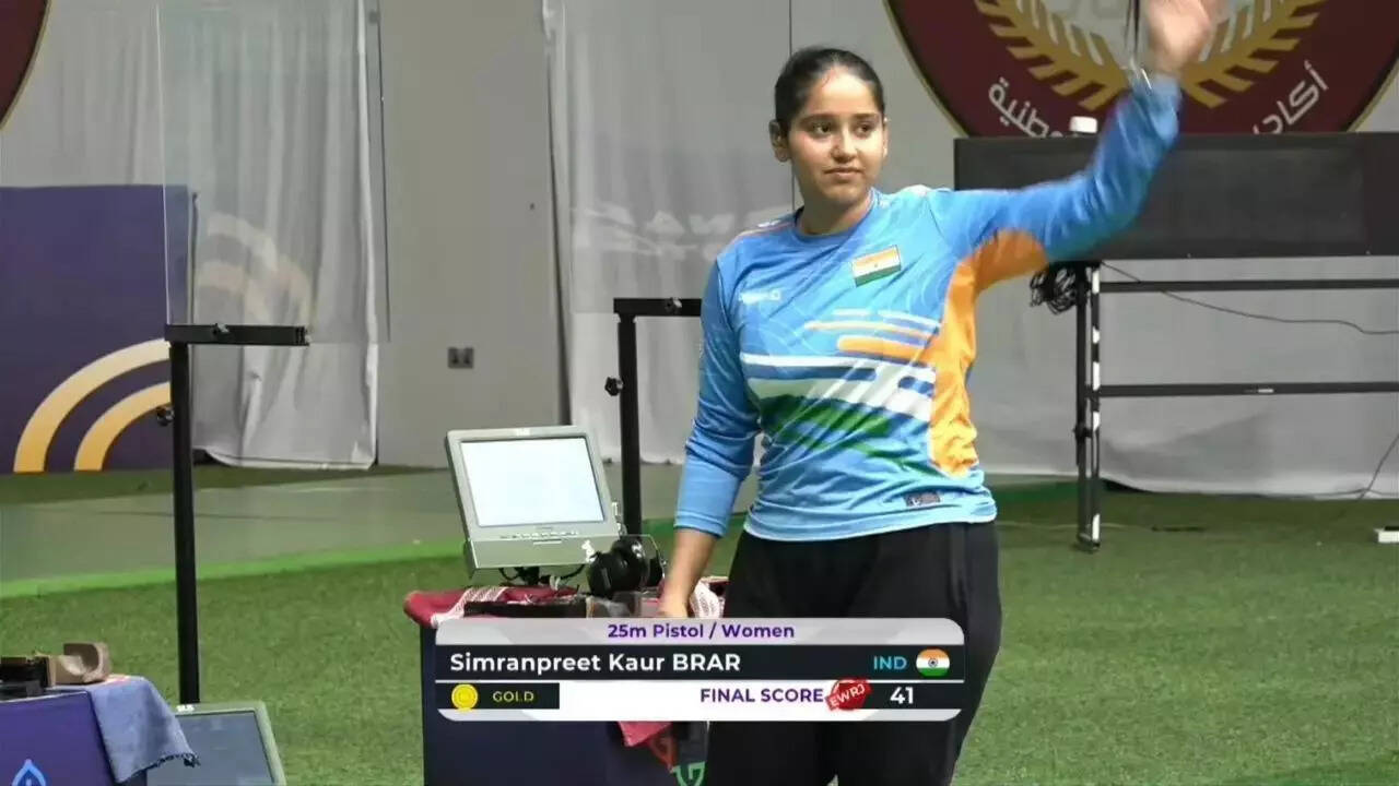 Simranpreet Kaur Brar Secures Gold Medal at ISSF World Cup Final with Remarkable Comeback