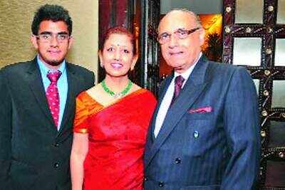 Guests congratulate Lalit Bhasin | Events Movie News - Times of India