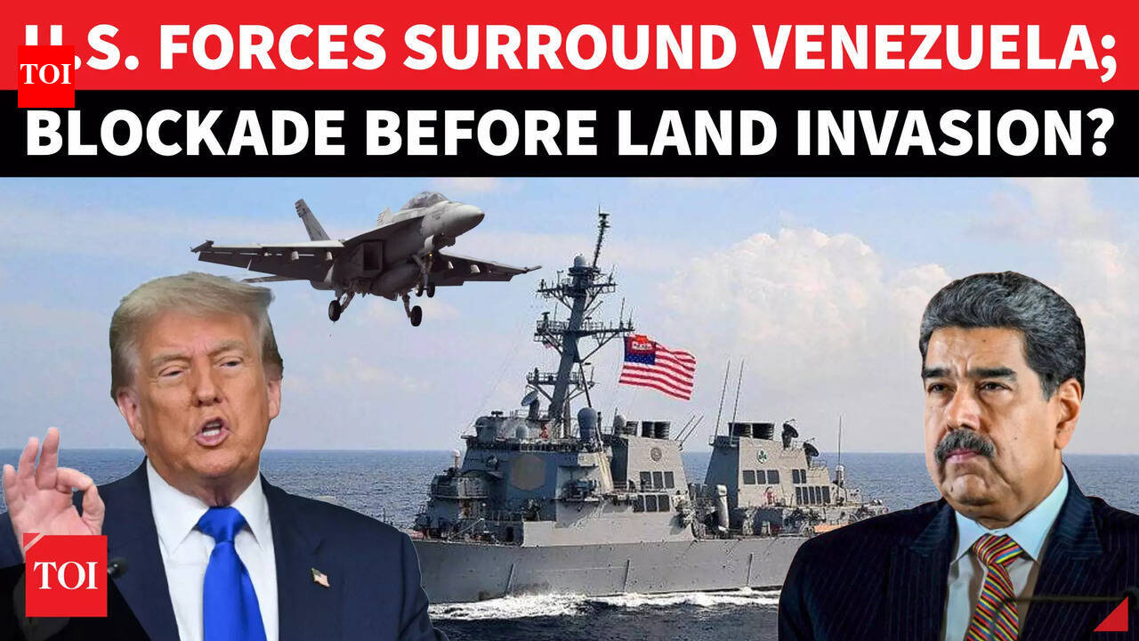 Venezuela 'SURROUNDED', U.S Forces & USS Gerald On The Move, Land ...