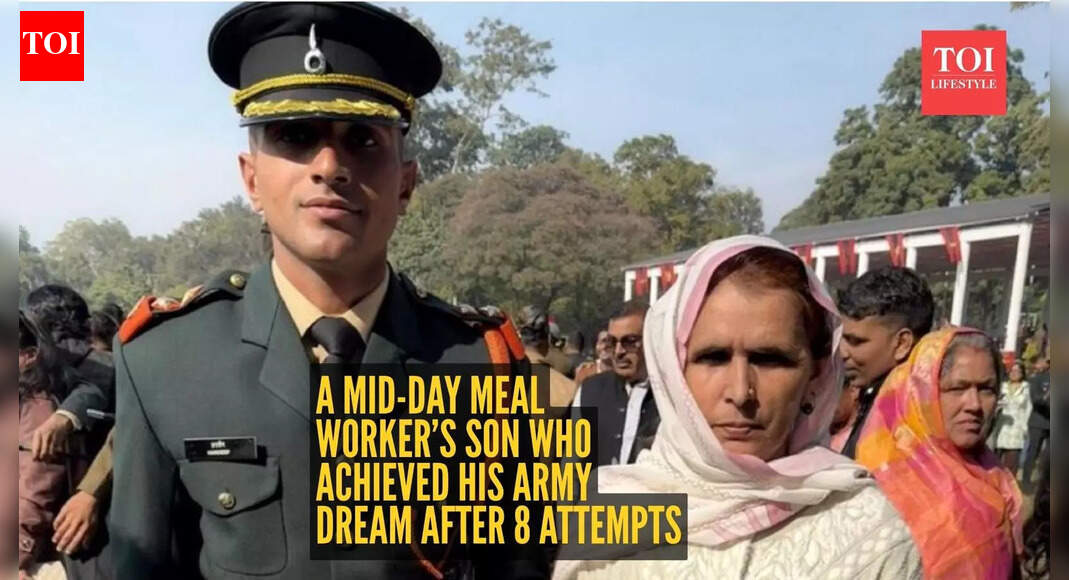 Meet Lt Hardeep Gill: A mid-day meal worker’s son who achieved his Army dream after 8 attempts ...