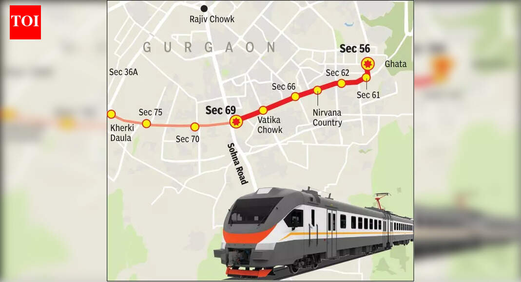 Double-decker viaduct to stack metro above SPR flyover in Gurgaon ...