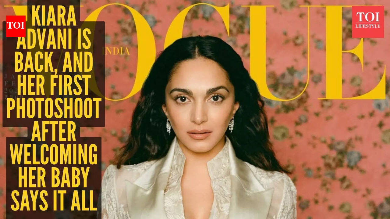 Kiara Advani’s first post-baby photoshoot is here, and her Vogue look ...