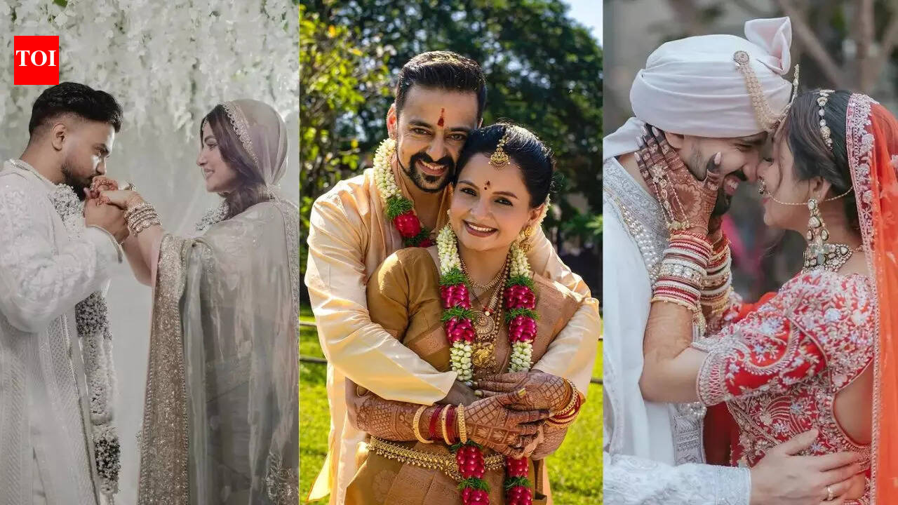 TV stars celebrating their first Christmas together as newlyweds: Hina ...