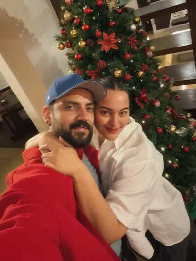 Sonakshi Sinha and Zaheer Iqbal Celebrate Christmas in Style | - The ...