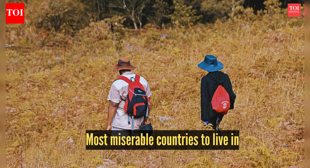 Top 10 most miserable countries to live in