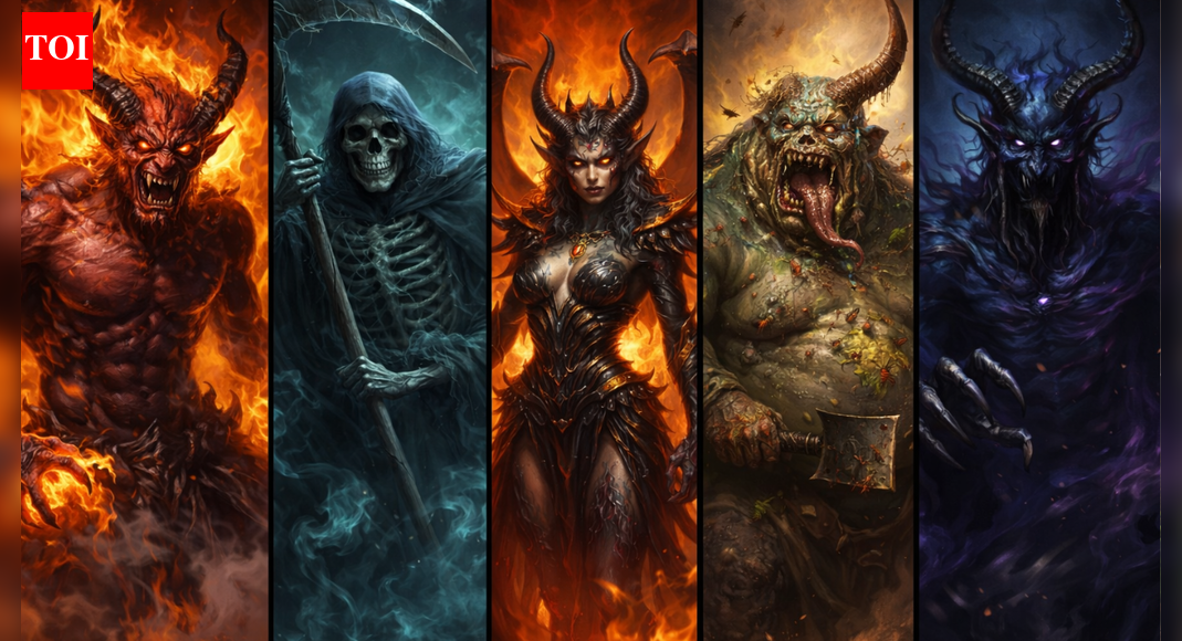 5 types of demons as per mythologyand what do they signify