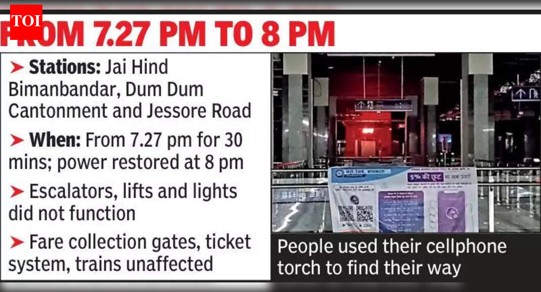 30-min power supply trip plunges 3 Yellow Line stations into darkness ...