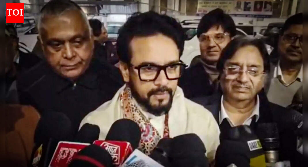 BJP MP Anurag Thakur Links Ram Name Objection to Congress Decline ...