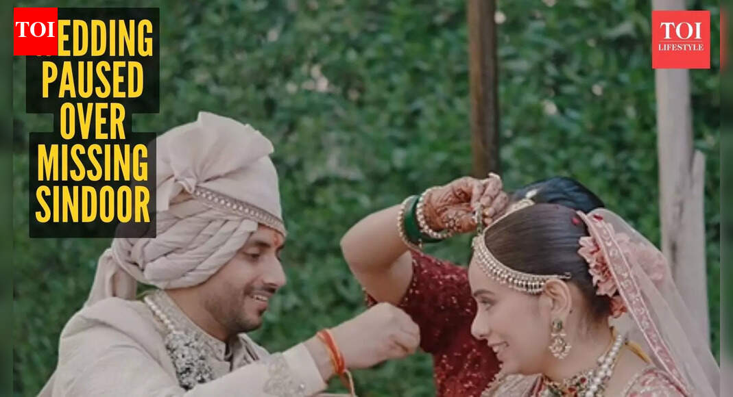 Sindoor goes missing mid-wedding, what the family does next stuns ...