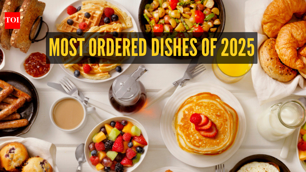 10 most ordered dishes by Indians in 2025