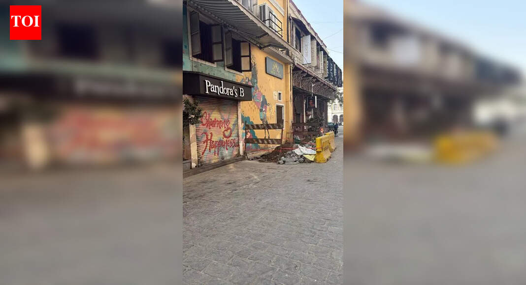 Mumbai: Freshly revamped Kalaghoda stretch dug up days after completion ...