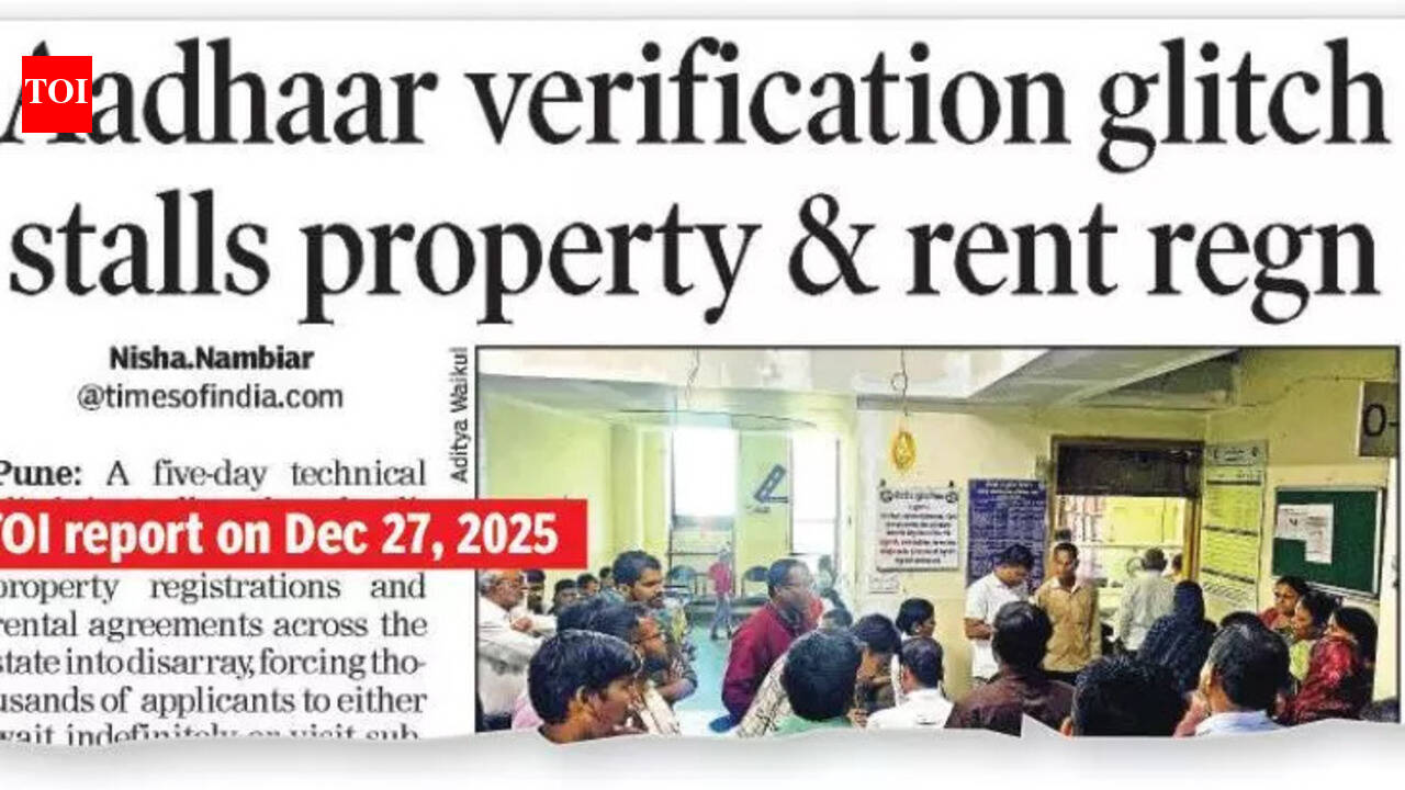 IGR office follows up with state IT dept to restore Aadhaar ...