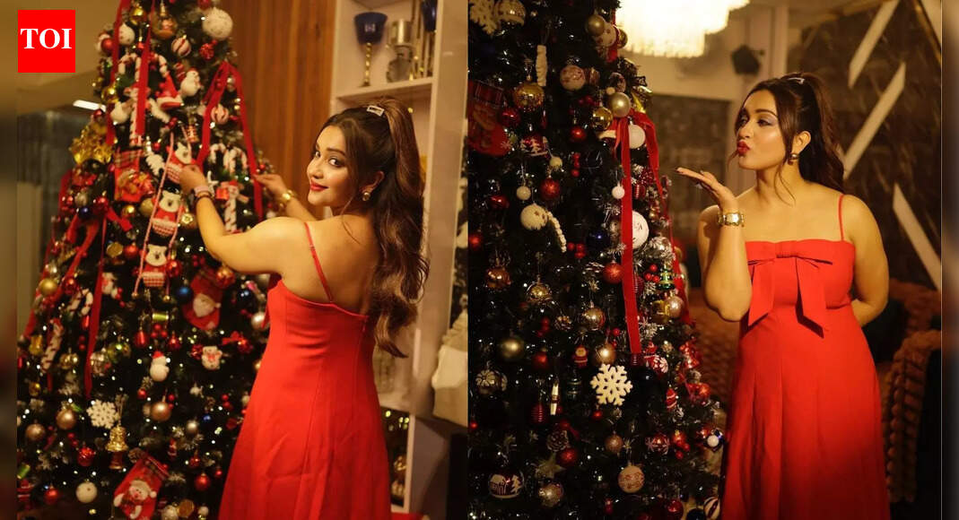 Koushani celebrates Christmas with a fairytale touch at home | Bengali ...