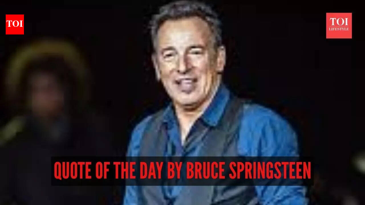 Quote of the day by Bruce Springsteen: “The past is never the past. It ...