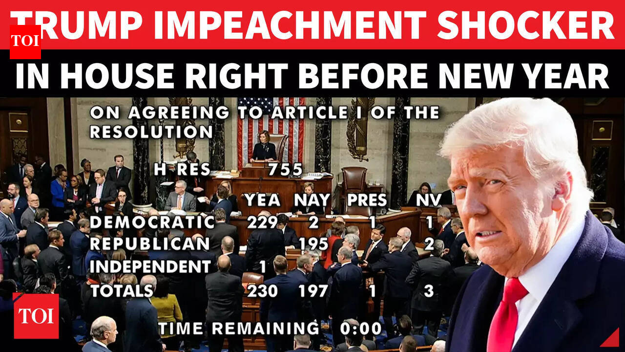 'Trump Can't Serve Full Term': Impeachment Bombshell In U.S. House ...