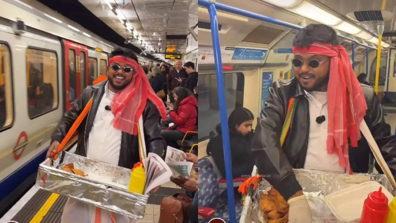 Viral Video: Indian Man Sells Samosas on London Train, Sparks Online Buzz