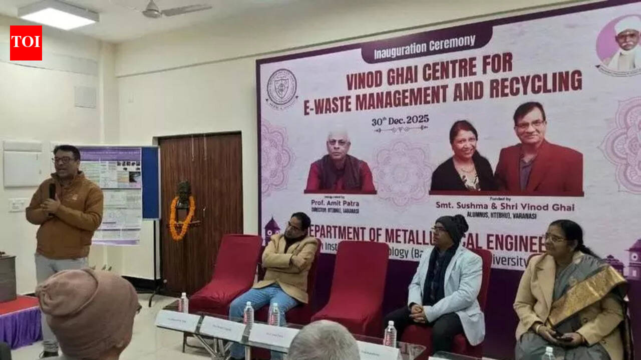 New centre at IIT-BHU to help in e-waste management | Varanasi News ...
