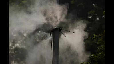 Delhi Metro steps up anti-pollution drive with mist sprays | Delhi News ...