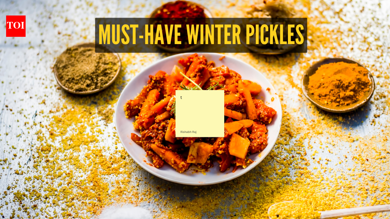 8 winter pickles to add warmth and taste to your meals