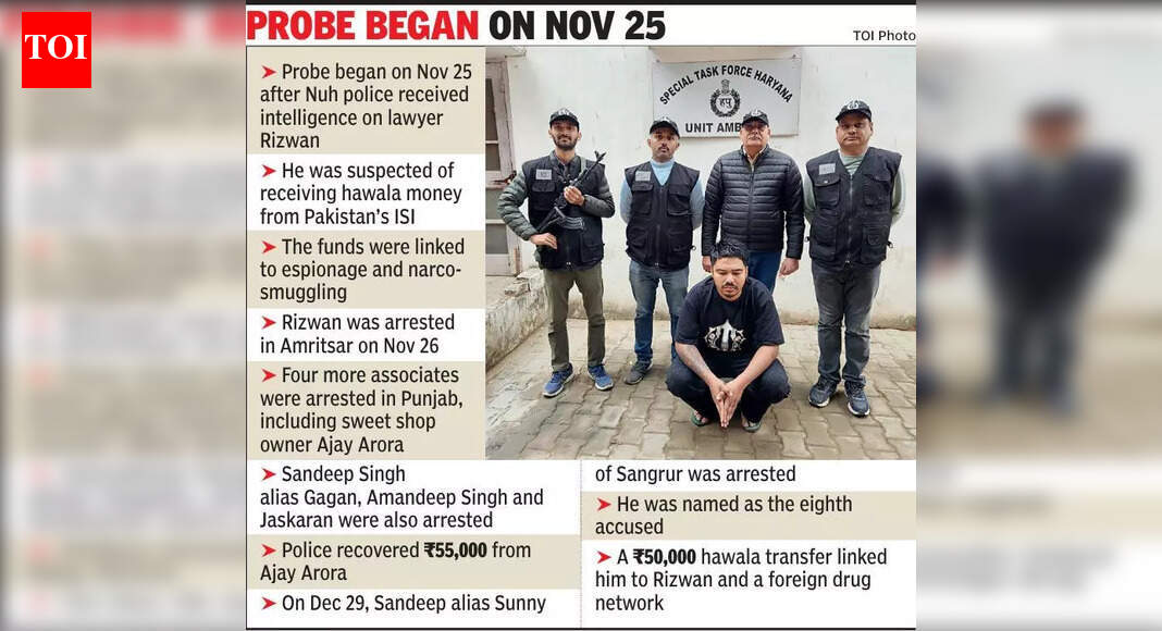 Punjab man held in Pakistan drugs-spying probe, 8 held so far | Gurgaon ...
