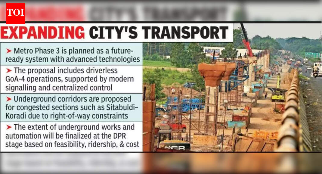 Metro Phase 3 Till New Nagpur, Butibori MIDC Extension Added | Nagpur ...