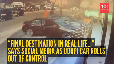 “Final destination in real life…” says social media as Udupi car rolls ...