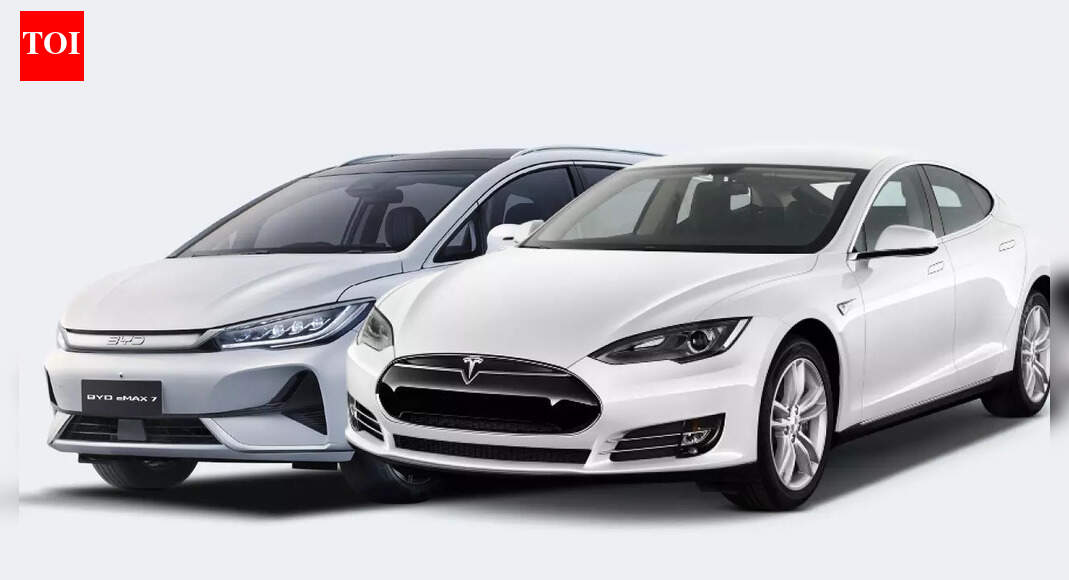 BYD Overtakes Tesla: The New Global EV Sales Leader - The Times of India