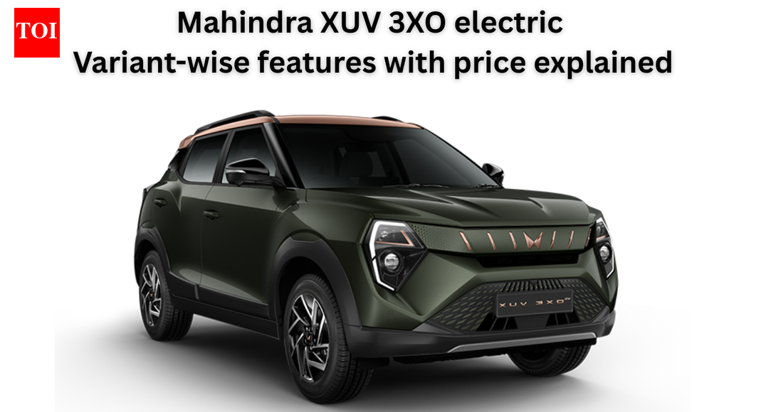 Mahindra XUV 3XO electric: Variant-wise features with price explained ...