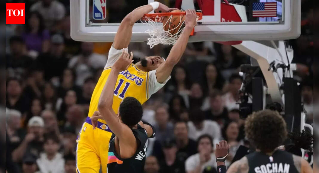 “Luka magic, Sir”: Fans react to Luka Doncic’s high alley-oop to Jaxson ...