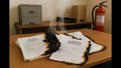 Income and community certificates partially gutted in fire mishap at ...