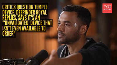 Critics question Temple device, Deepinder Goyal replies, says it's an ...