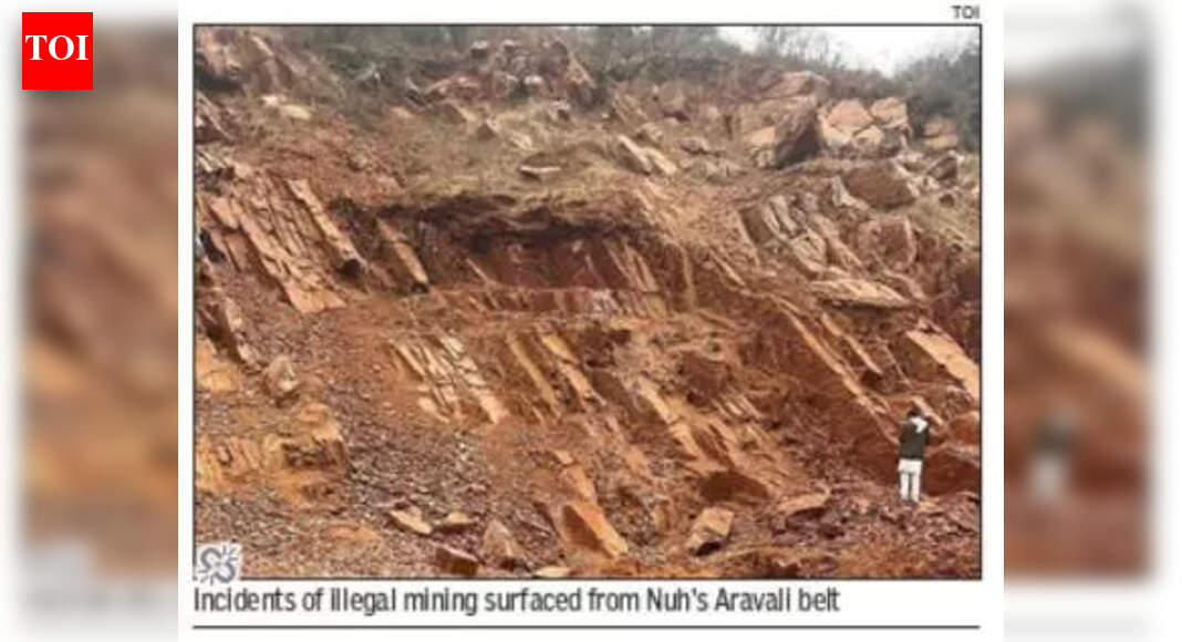 Illegal mining rampant again in Aravalis after hillock demolition ...