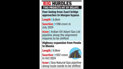 Centre flags 16 months’ delay holding up key road projects in Goa | Goa ...