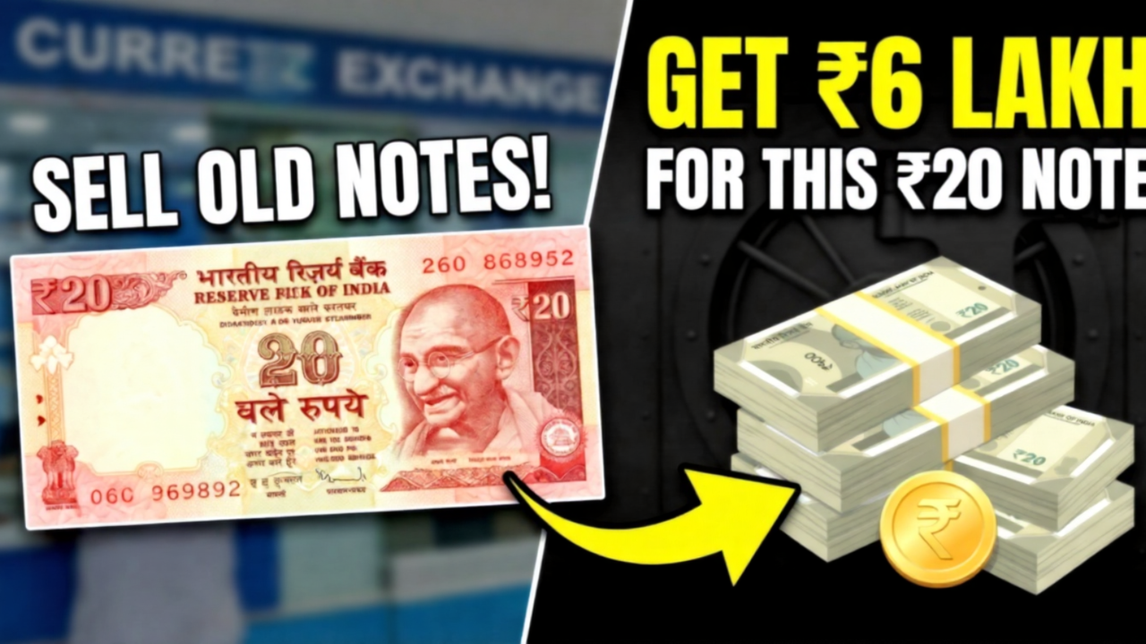 Sell Your 20 Rupee Pink Notes Quickly – Earn Up to ₹6 Lakh Easily