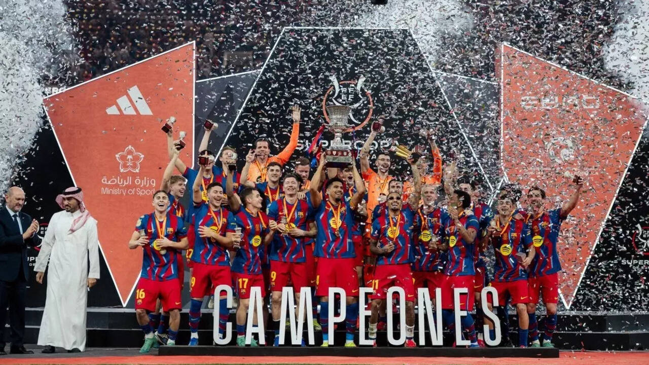 Raphinha Shines as Barcelona Beat Real Madrid 3-2 to Win 2026 Spanish ...