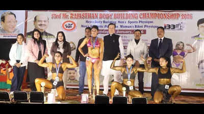 53rd Rajasthan Bodybuilding Championship: Arshan Khan is Mr Rajasthan; Ram Krishna Prajapat ...