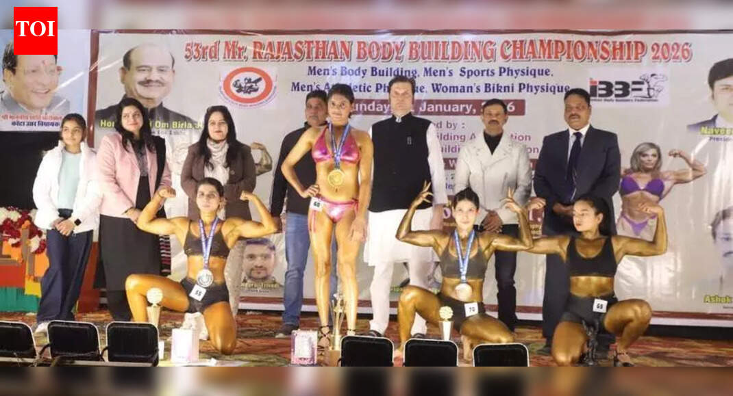 53rd Rajasthan Bodybuilding Championship: Arshan Khan is Mr Rajasthan ...