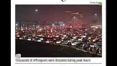 VIP visit chokes Delhi-Gurgaon Expressway, commuters crawl through ...