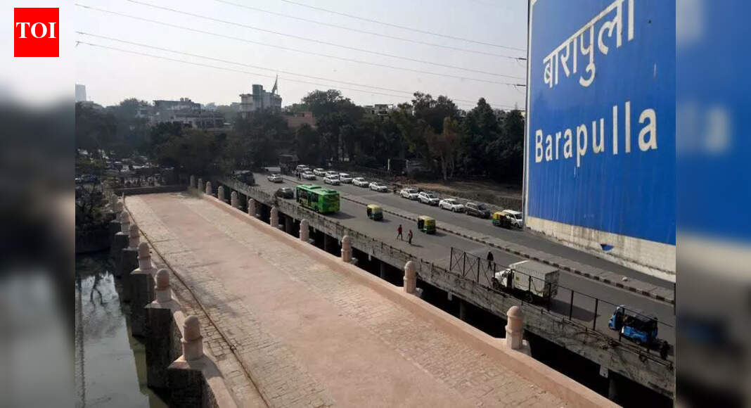 Barapullah Bridge to reopen in Feb, but out of bounds for vehicles ...