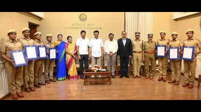 Stalin inducts 50 transpersons into TN home guards | Chennai News - The ...