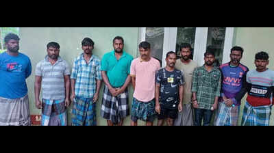 SL navy arrests 10 Rameswaram fishers | Madurai News - The Times of India